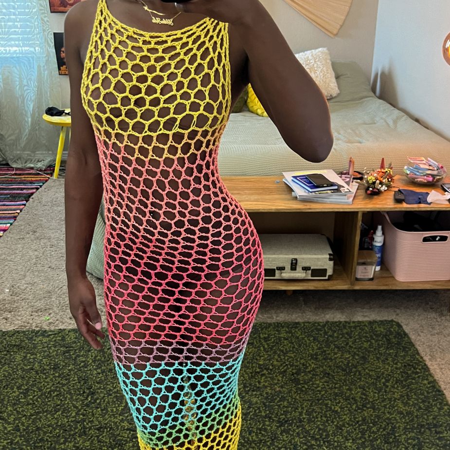 Mesh Dress Pattern – Abike Ade